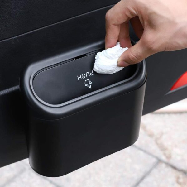 Car Mini Dustbin With Lid, Garbage Organizer – Ease Shopping